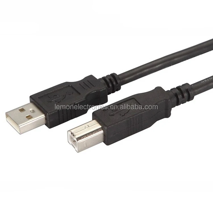 High Speed Usb 2.0 Wire Printer Cable Lead A To B Male 1.5m - Buy Usb ...
