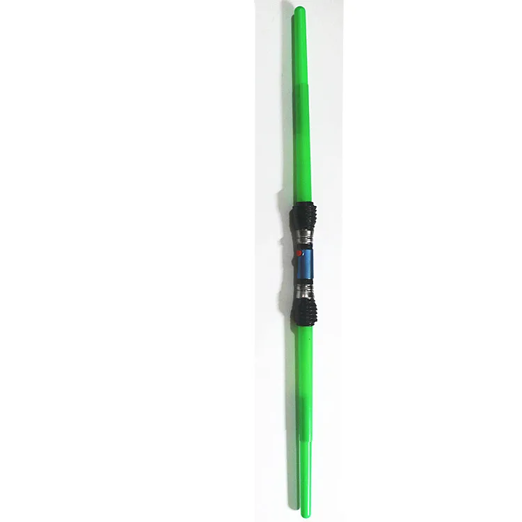 Music Two Heads Laser Sword Cosplay Props Flashing Light Star Laser ...
