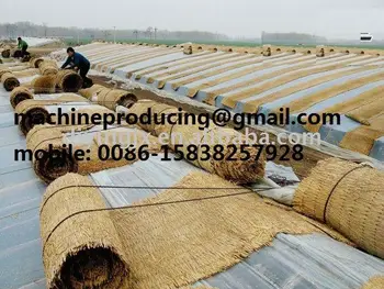 Wheat Straw Mattress Knitting Machine / Rice Straw Mat Making Machine ...