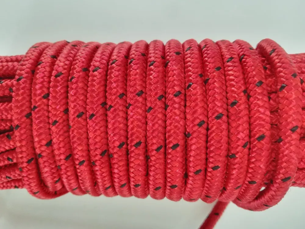 65 Feet Double Braided Nylon Fishing Rope with Magnet 4mm/6mm/8mm/10mm ...