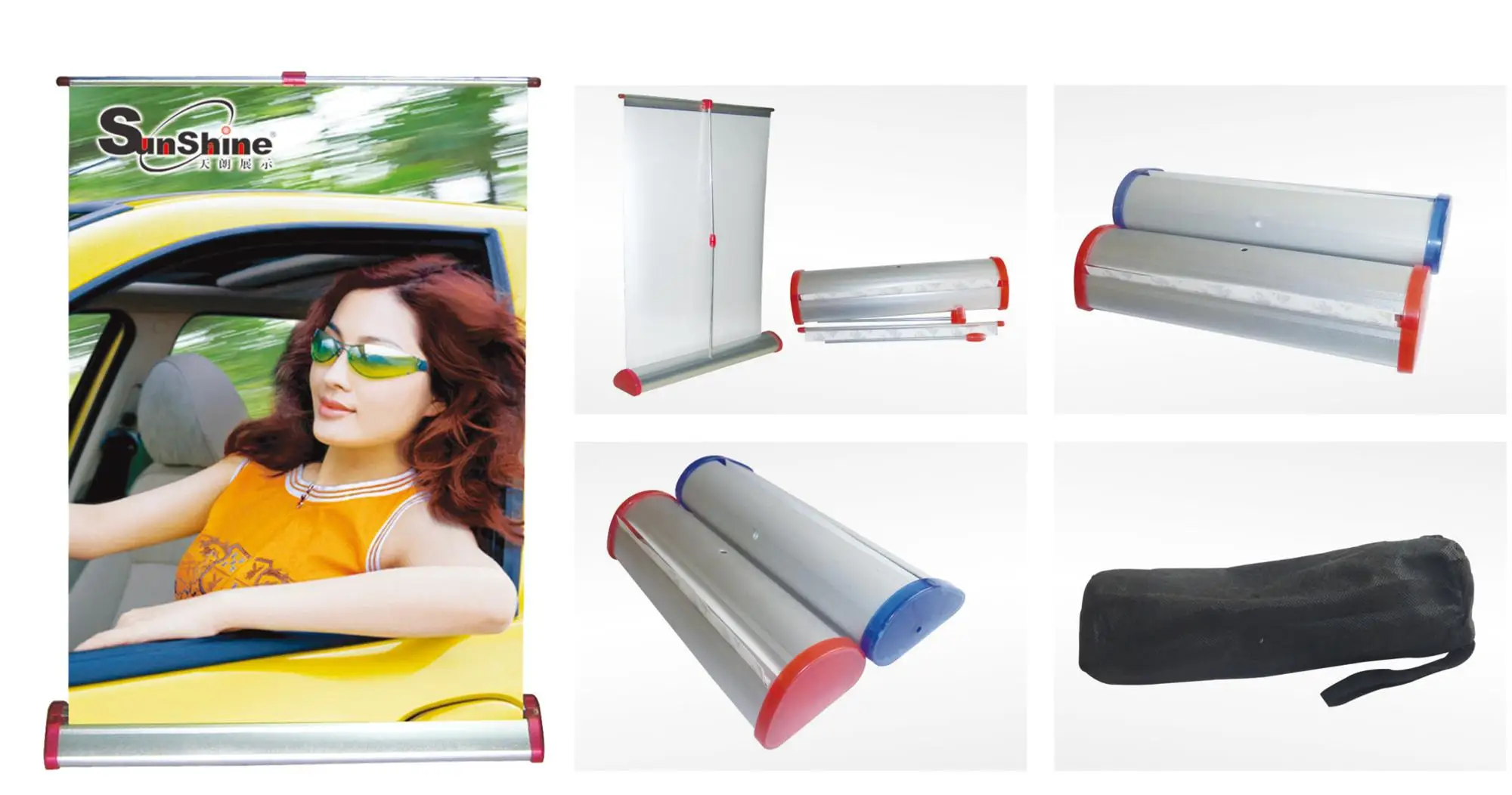 A3 A4 Pocket Desktop Roll Screen Mini Roll Up Banner - Buy Mini Roll Up ...