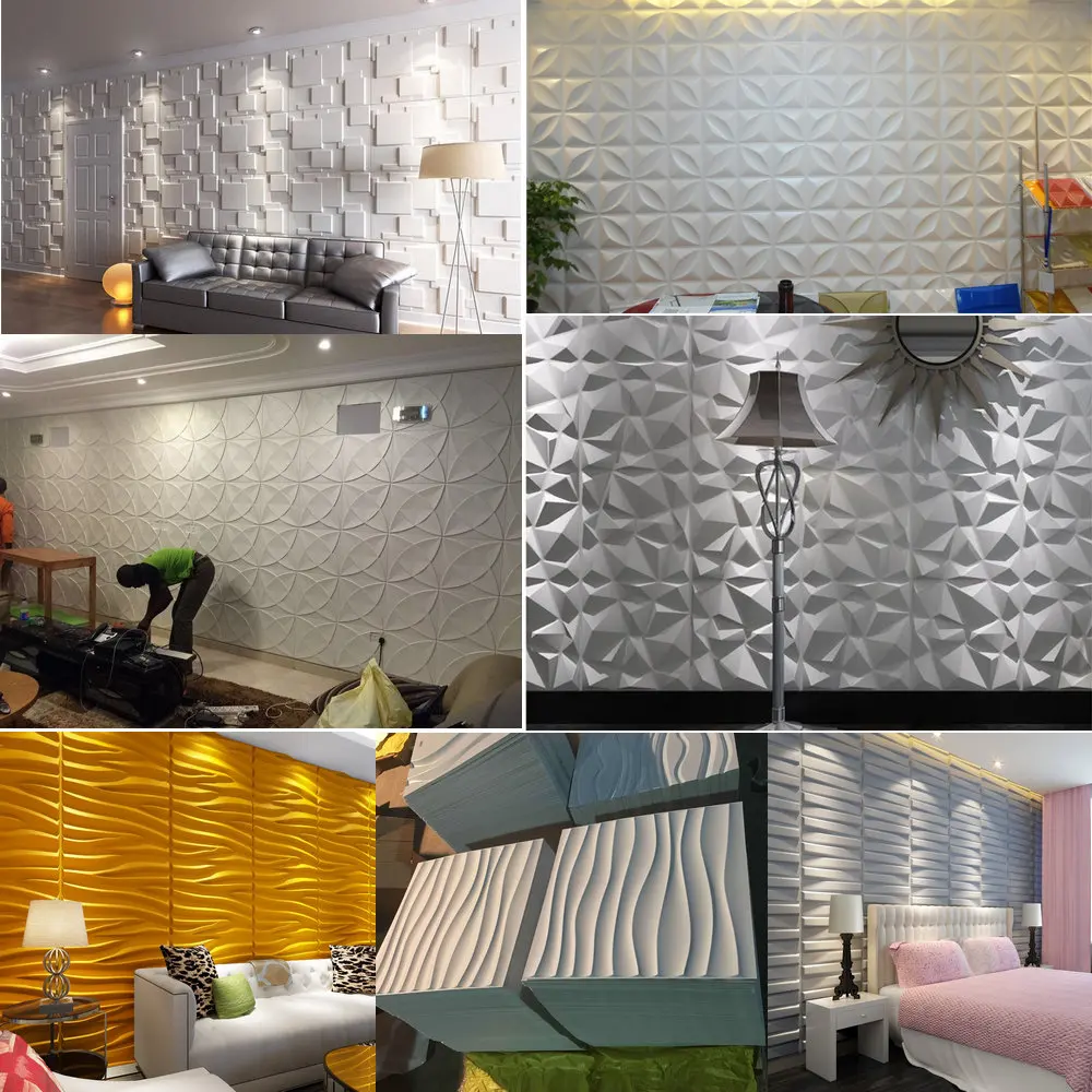 Wholesale 3D PVC Wall Panels – Waterproof, Paintable Decorative ...
