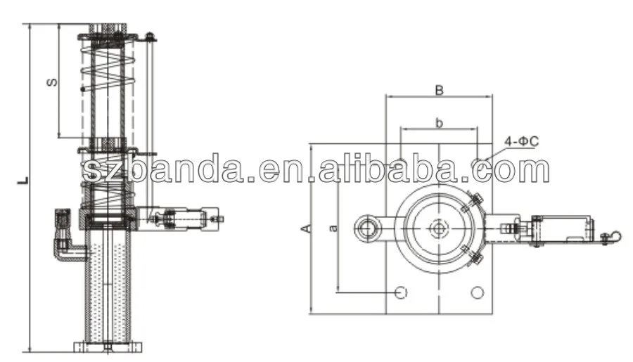 Elevator Oil Buffer / Lift Safety Components - Buy Elevator Oil Buffer ...