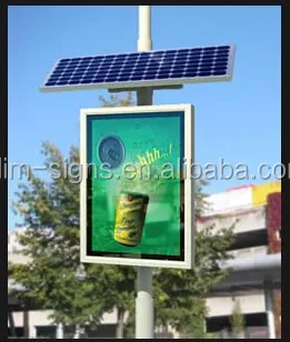 Solar Powered Led Advertising Sign Board - Buy Led Outdoor Advertising ...