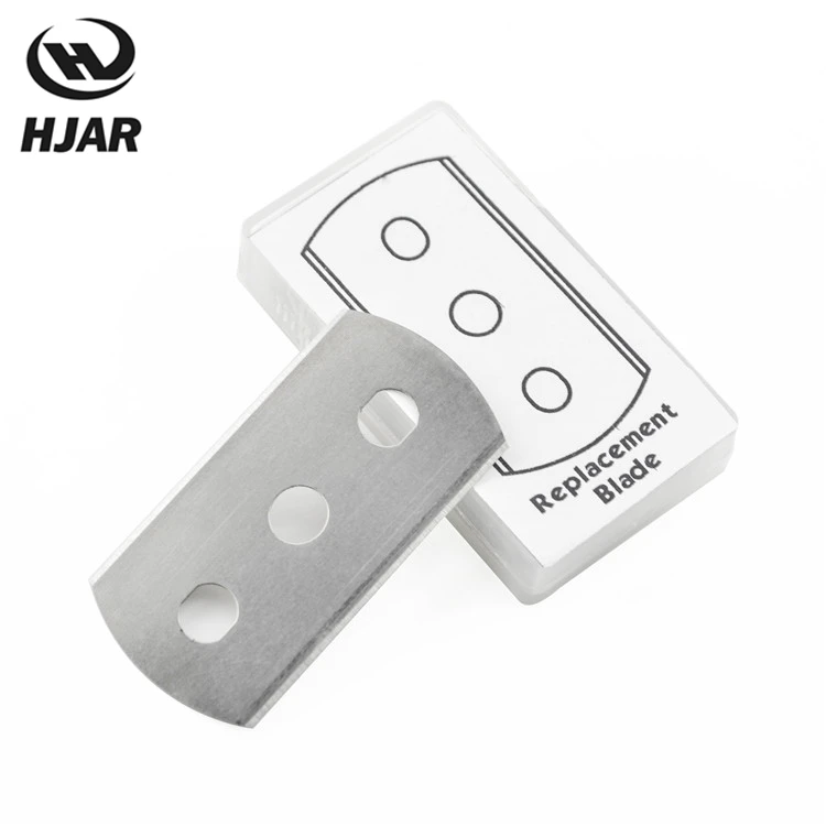 10pcs/plastic Box Three Holes Blades Flooring Knives Blades For Cutting ...