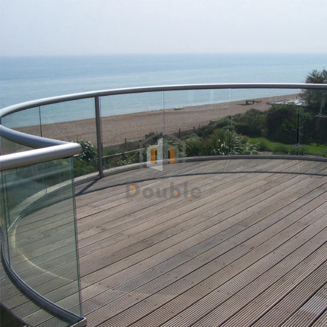 Balcony Railing Designs - Curved Glass & More