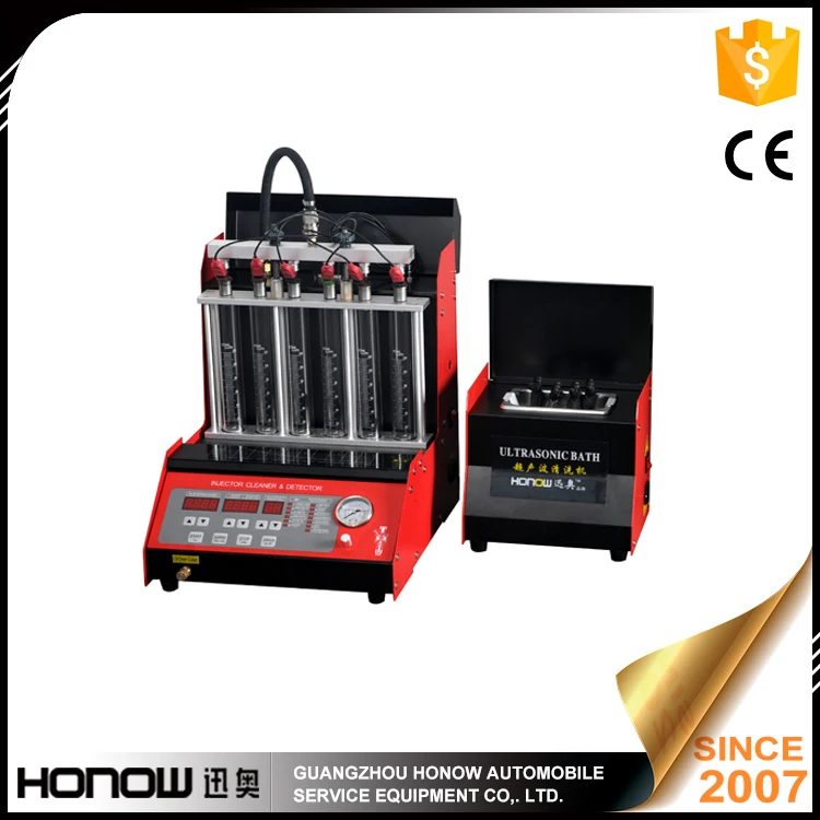 6 Cylinder Gasoline Injector Tester & Ultrasonic Cleaner With Ce ...
