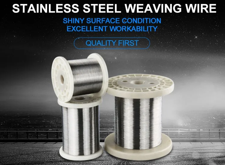SS 316 0.1mm Stainless Steel Weaving Wire - Flexible & Durable