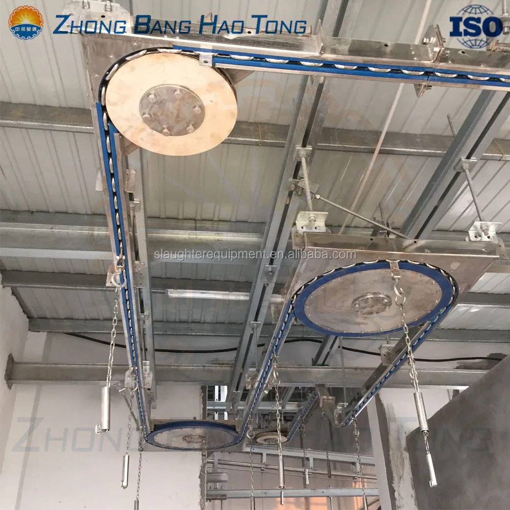 Shackling And Bloodletting Conveyor For Sheep Goat Slaughterhouse Plant ...