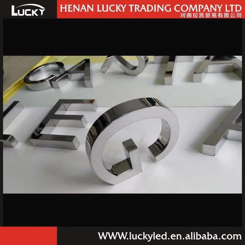 Custom 3d Metal Business Sign Metal Sign Custom Metal Letters Outdoor ...