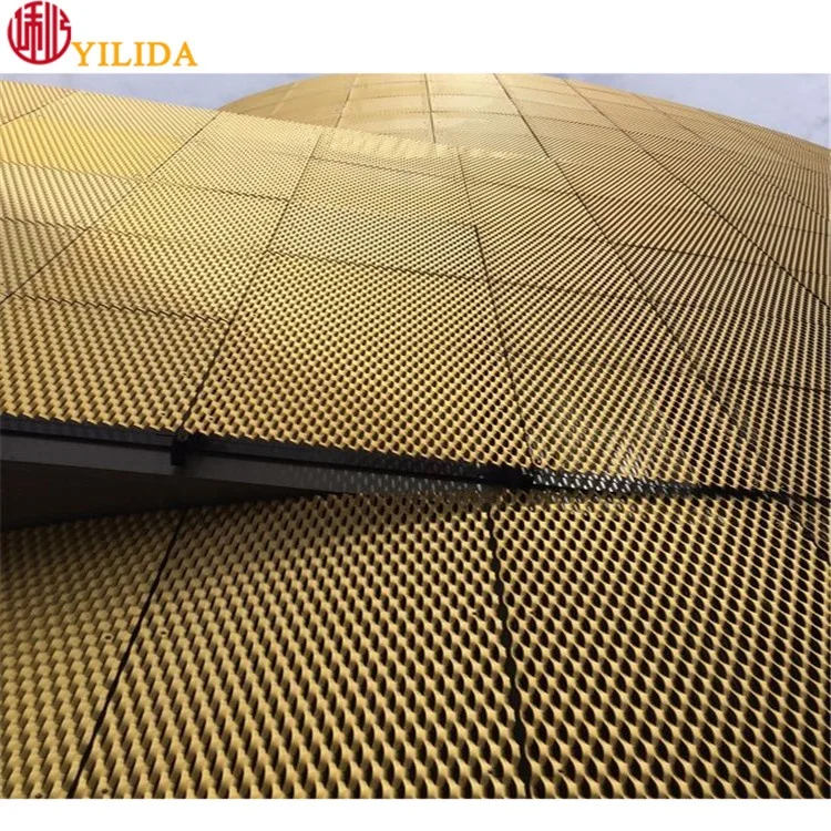 Decorative Aluminum Expanded Metal Mesh Panels for Construction