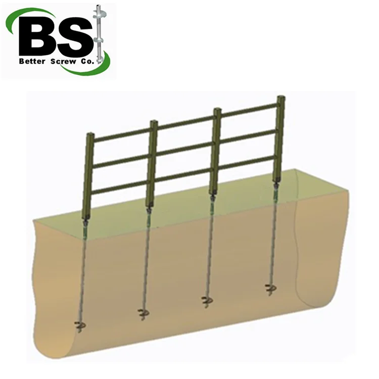 Base Bases Vis Hélicoïdales Pieux Hélicoïdaux Pieux - Buy Pieux ...