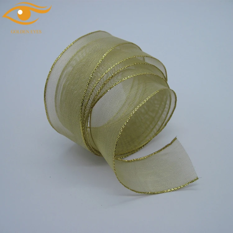 Luxury Fall Colors Wired Organza Ribbon for Christmas Trees| Alibaba.com