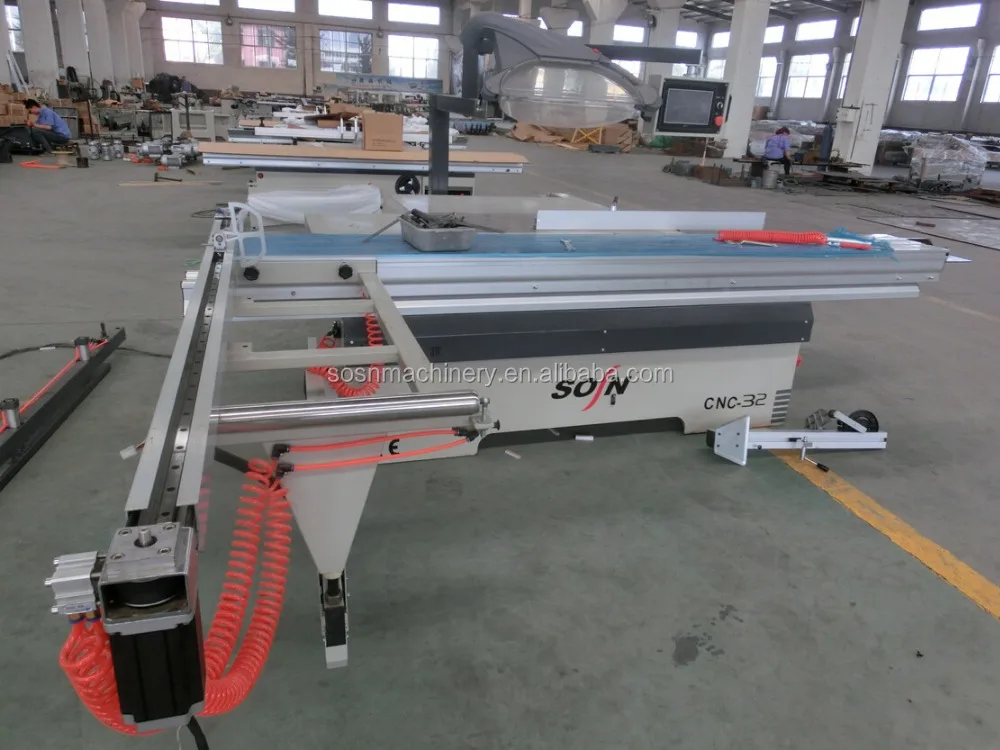 Full Automatic Digital Readout Cnc Sliding Table Panel Saw For Cutting ...