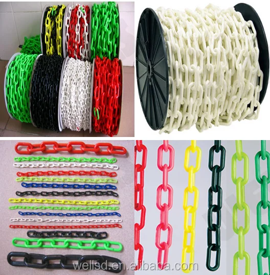 3mm Black Color Safety Colorful Decorative Hdpe Plastic Chain - Buy ...