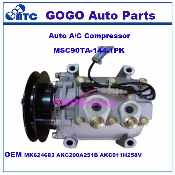 Msc90ta Auto A/c Compressor Voor Mitsubishi Rosa Bus Oem Mk624683 ...