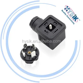 3 Pin 4 Pin Solenoid Connector And Din Valve Connector - Buy 3 Pin ...