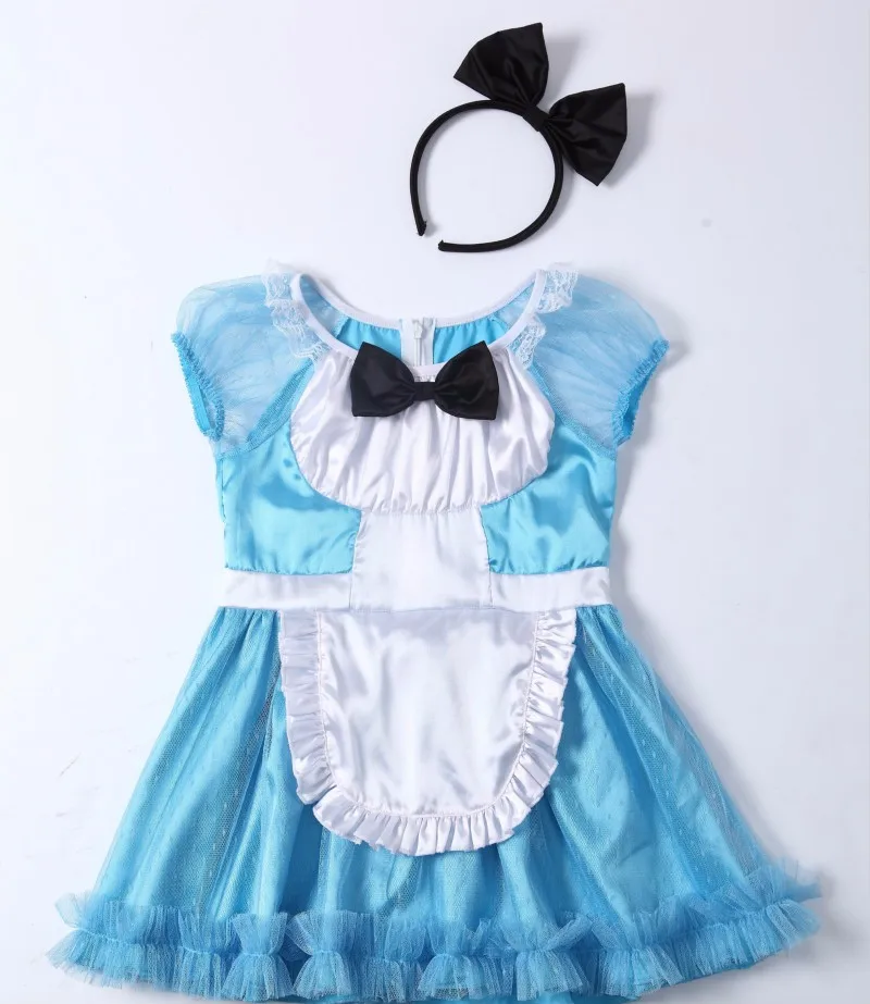 Kids Maid Costume Halloween Costume Cosplay Lovely Gothic Lolita ...