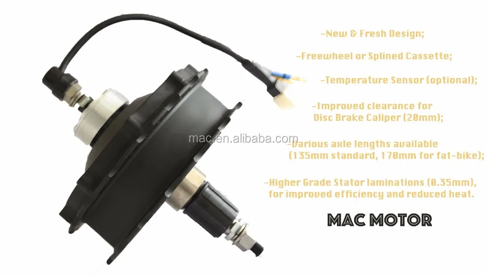 Mac 1200w Hub Motor With New Stronger Composite Gears - Buy 1200w Hub ...