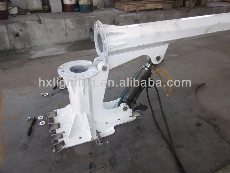 Hydraulic Folding Galvanized Steel Pole,Folded Lamp Pole,Folded Street ...