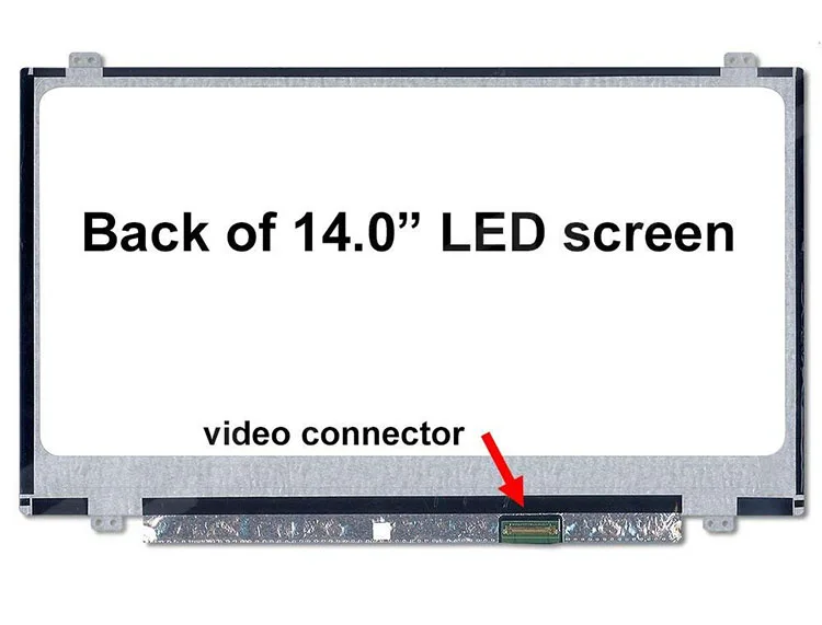 Laptop Display Panel Led 14 Inch HD 1366*768 RGB Slim N140BGA G140XTN01 ...