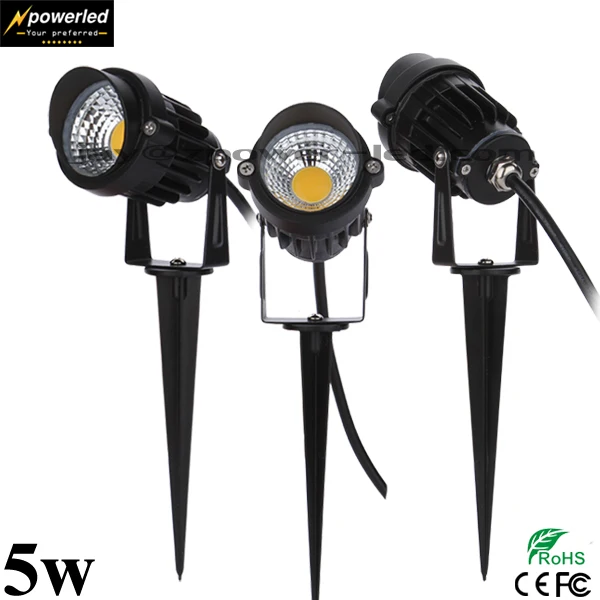 Outdoor Garden Use 5w Led Cob Garden Spike Spot Light - Buy Waterproof ...