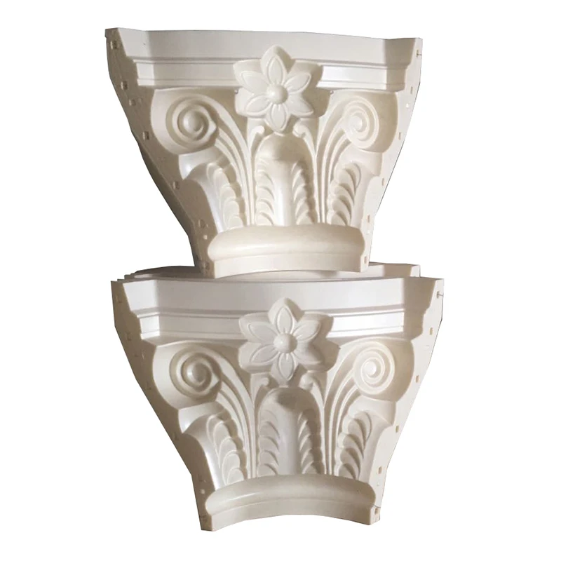 30cm X 40cm ABS Plastic Concrete Roman Column Cap Molds - Durable ...