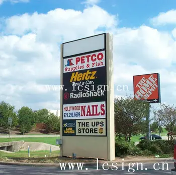 Outdoor Advertisement Pylon Signage In Outdoor Boards - Buy Pylon ...