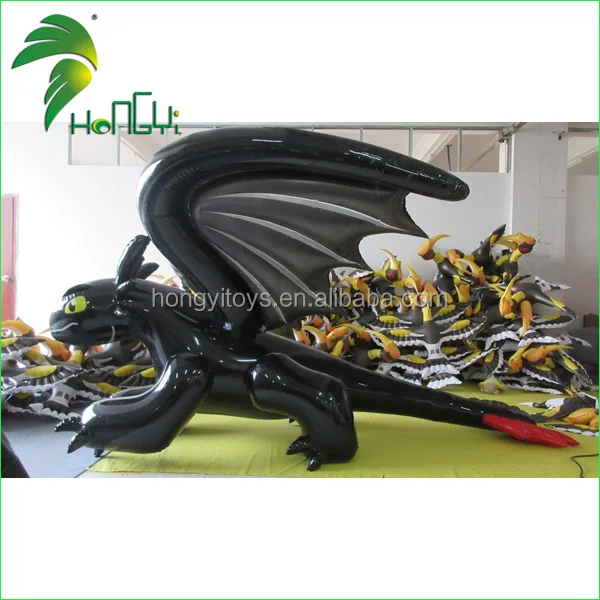 Inflatable Black Dragon Suit,Inflatable Double Layer Pvc Costume - Buy ...