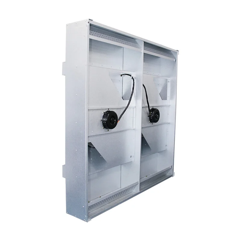 Clean Room Fan Filter Unit With Double Blowers Ffu Two Fans Hepa Fan ...