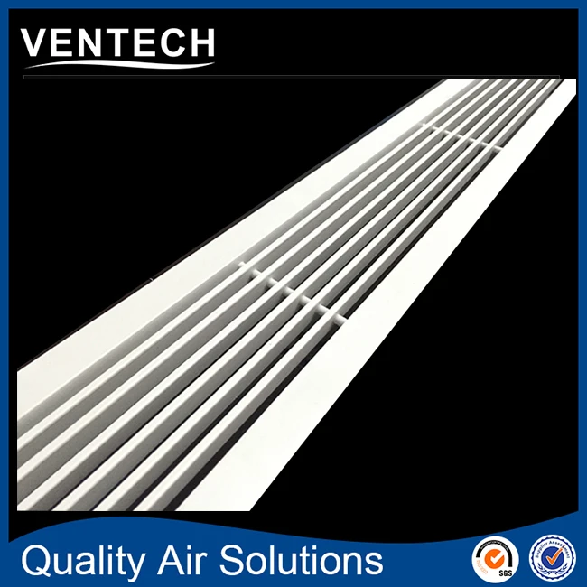 Hvac Air Conditioner Equipement Linear Vane Diffuser Aluminum Linear ...