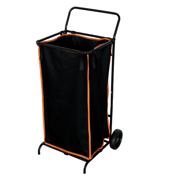 Lawn Garden Leaf Bag Cart - Folding Rolling Tool Trolley