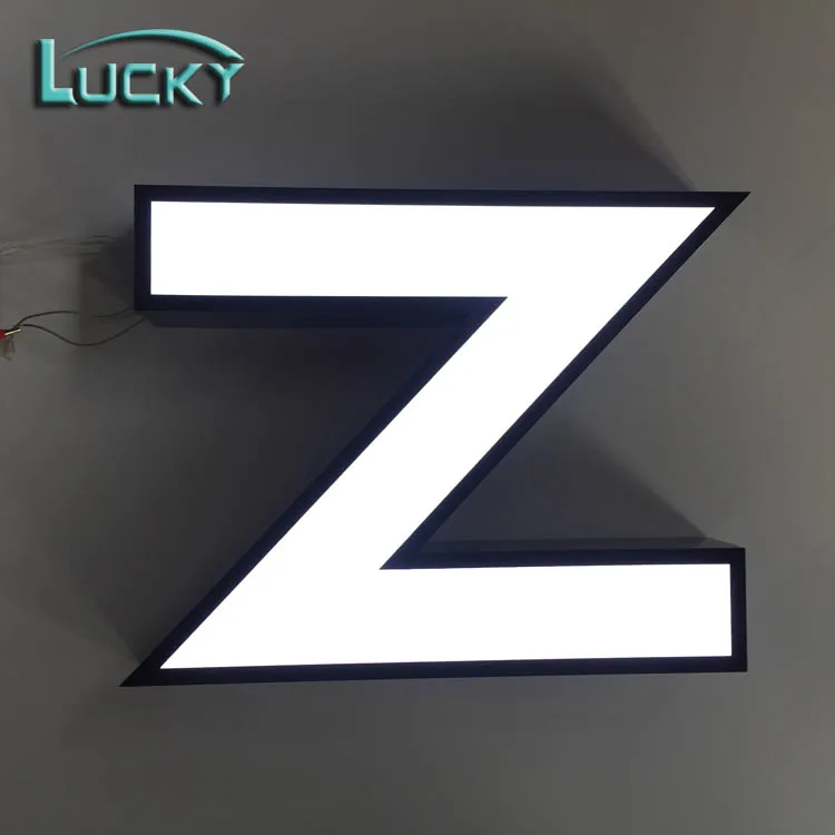 Decorative Signage Logo Face Lit Acrylic Luminous Letter Customized ...