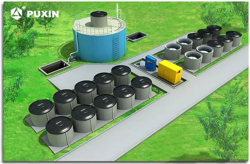 Commercial Biodigester Machine for Efficient Biogas Treatment