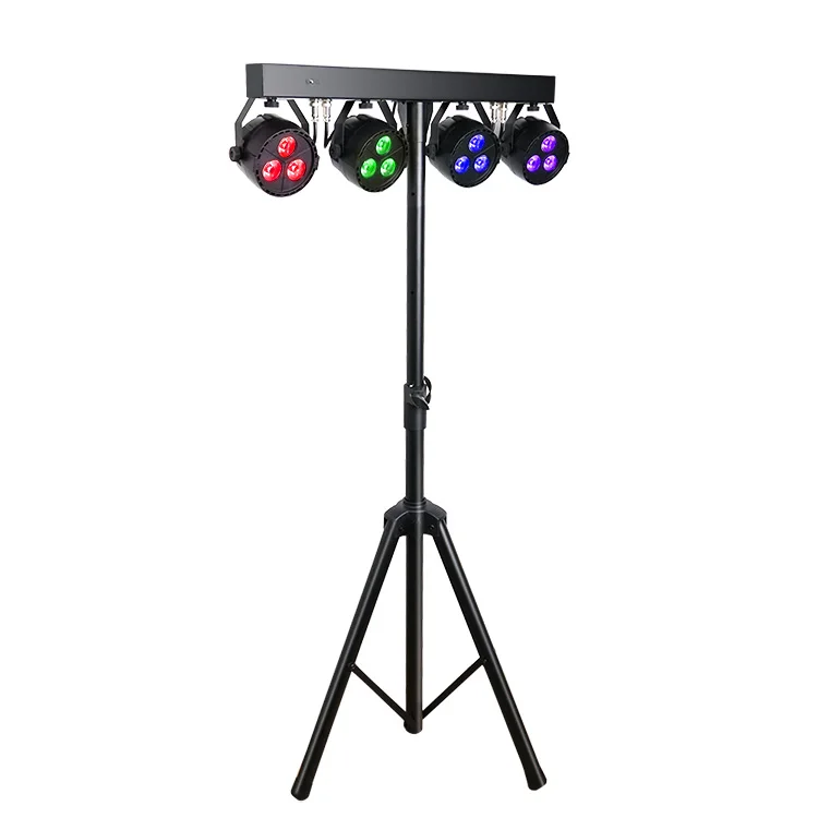 12x4w RGB UV 4in1 LED Par Light Kit for DJ and Party Lighting