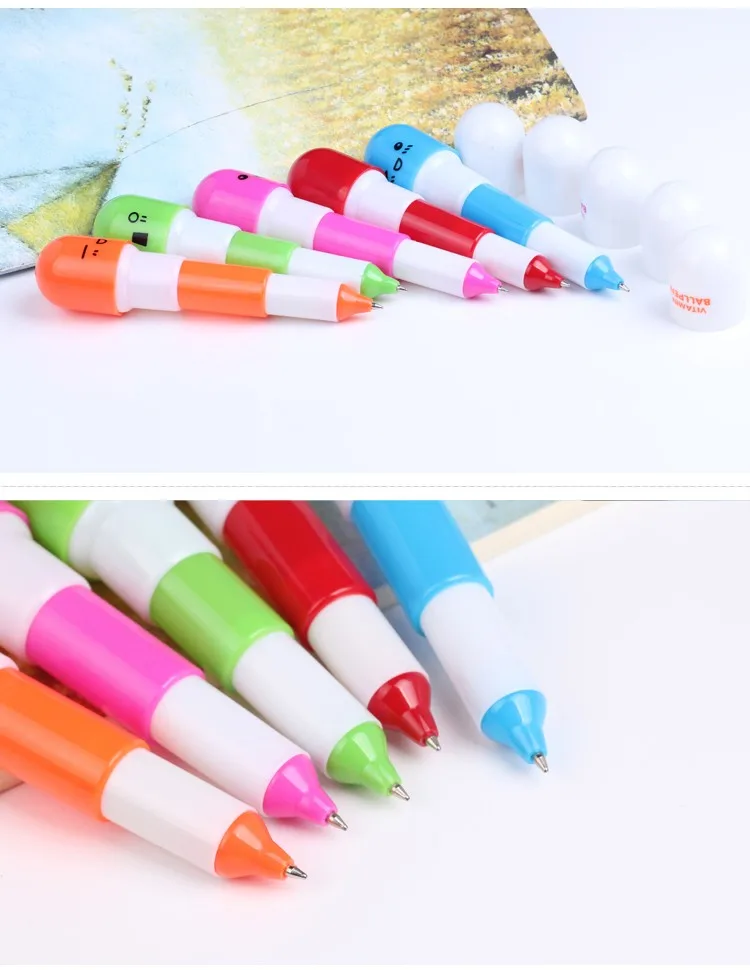 Mini Lovely Capsule Pen With Low Price Cute Capsule Vitamin Ball Pen ...