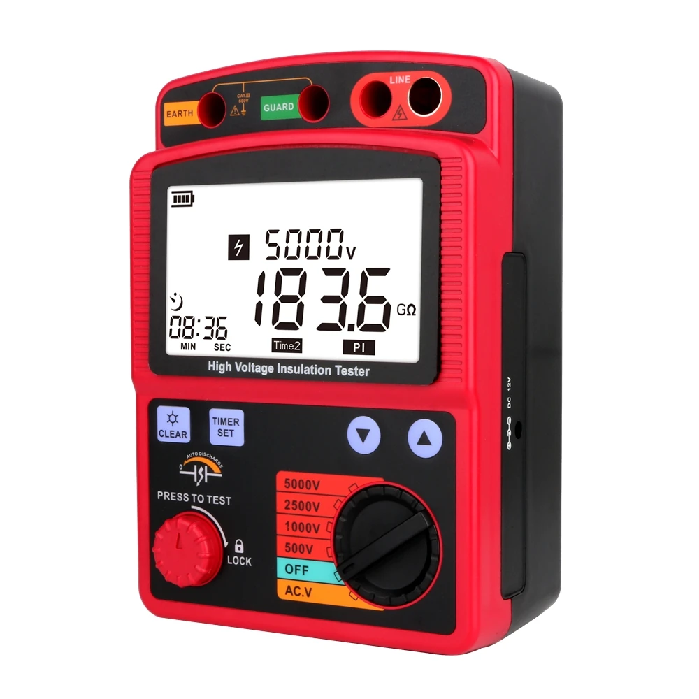 High Insulation Resistance Tester Meter Voltage Tester Rz3125 - Buy ...