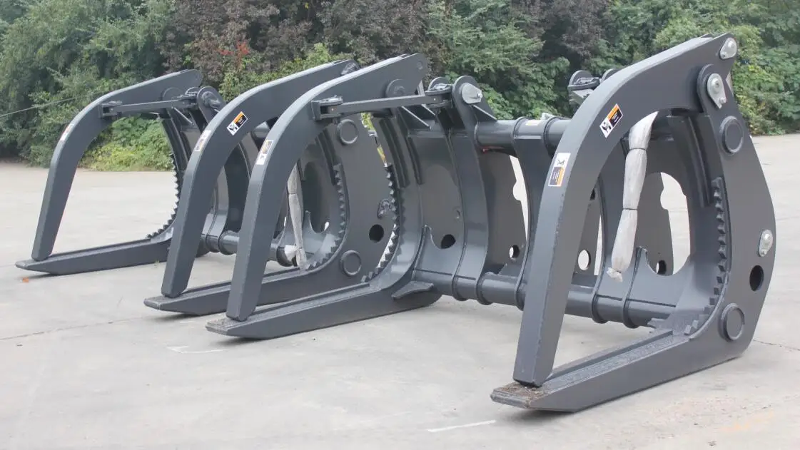 Hcn Bm06 Wood Log Grapple Attachment For Wheel Loader - Buy Wood Log ...