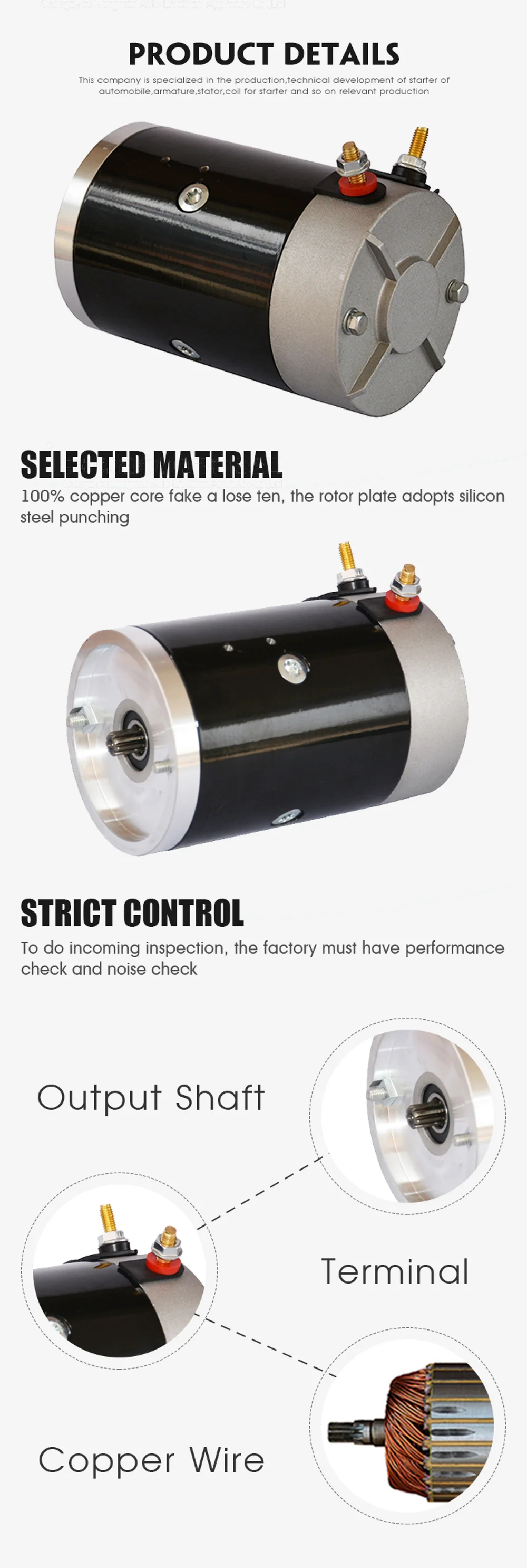 Light Weight Definition Synchronous Motor Excitation Control Motor ...