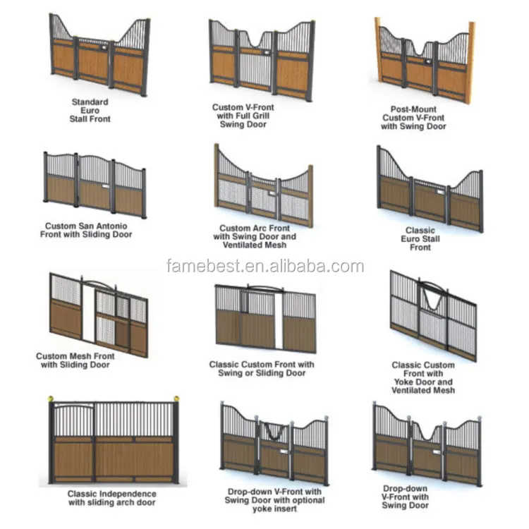 Professional Manufacturer Customized Classic Wooden Horse Cells Stable ...