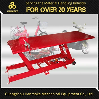 Manual Air Hydraulic Moto Lift Electric Motorcycle Lift Table - Buy ...