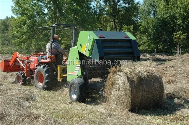 New Style High Working Efficiency Tractor Pto Use Hay Round Baler Straw ...