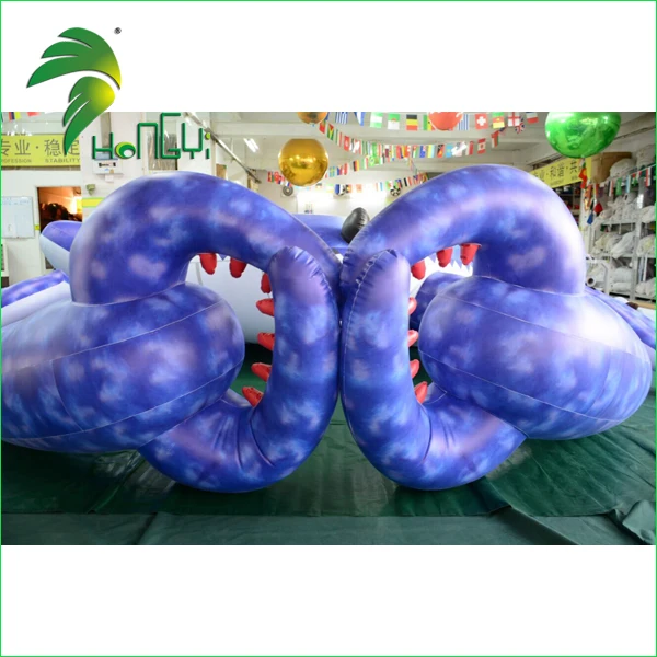 Decorative Floating Giant Purple Air Crabs Design