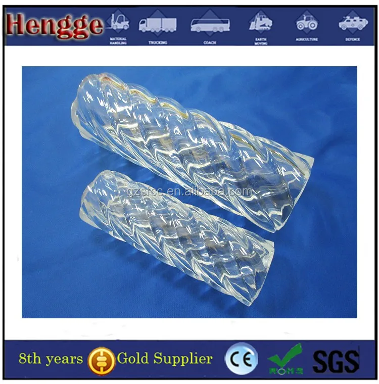 Clear Ribbed Acrylic Tube Clear Ribbed Pmma Tube Ribbed Plastic Tube ...