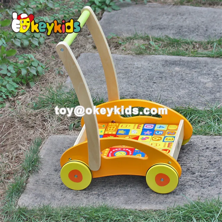 2019 Top Sale Baby Wooden Pull Cart Toy With Blocks W16e017 - Buy Pull ...