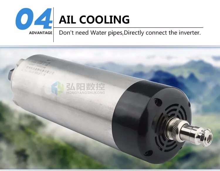 Jst 800w Mini Air Coolded Spindle Motor For Cnc For Wood Cnc Router Cnc ...