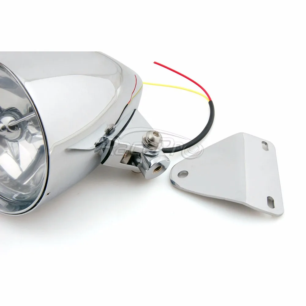 Racepro Bullet Style Headlight Housing Chrome Motorcycle Universal ...