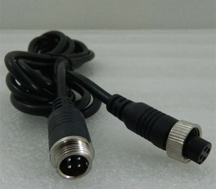 4 Pin Aviation Head Bus Monitor Cable Vehicle Security Cctv Camera ...