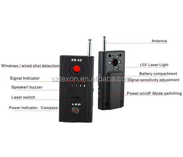 Full Range Anti Eavesdropping Device Anti Spy Camera Wireless Rf Bug ...