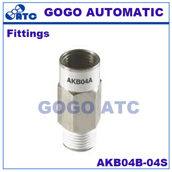Smc Type Fittings Akb04b-04s Thread Rc 1/2 Male Female Thread Straight ...